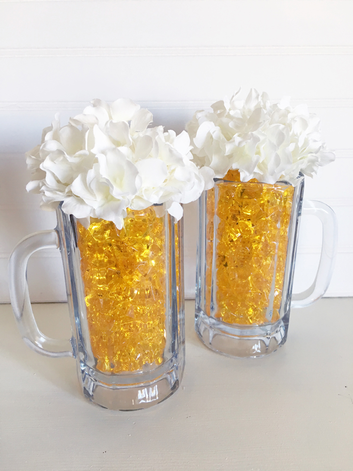 Faux Floral Beer Decor - The Lily Sage
